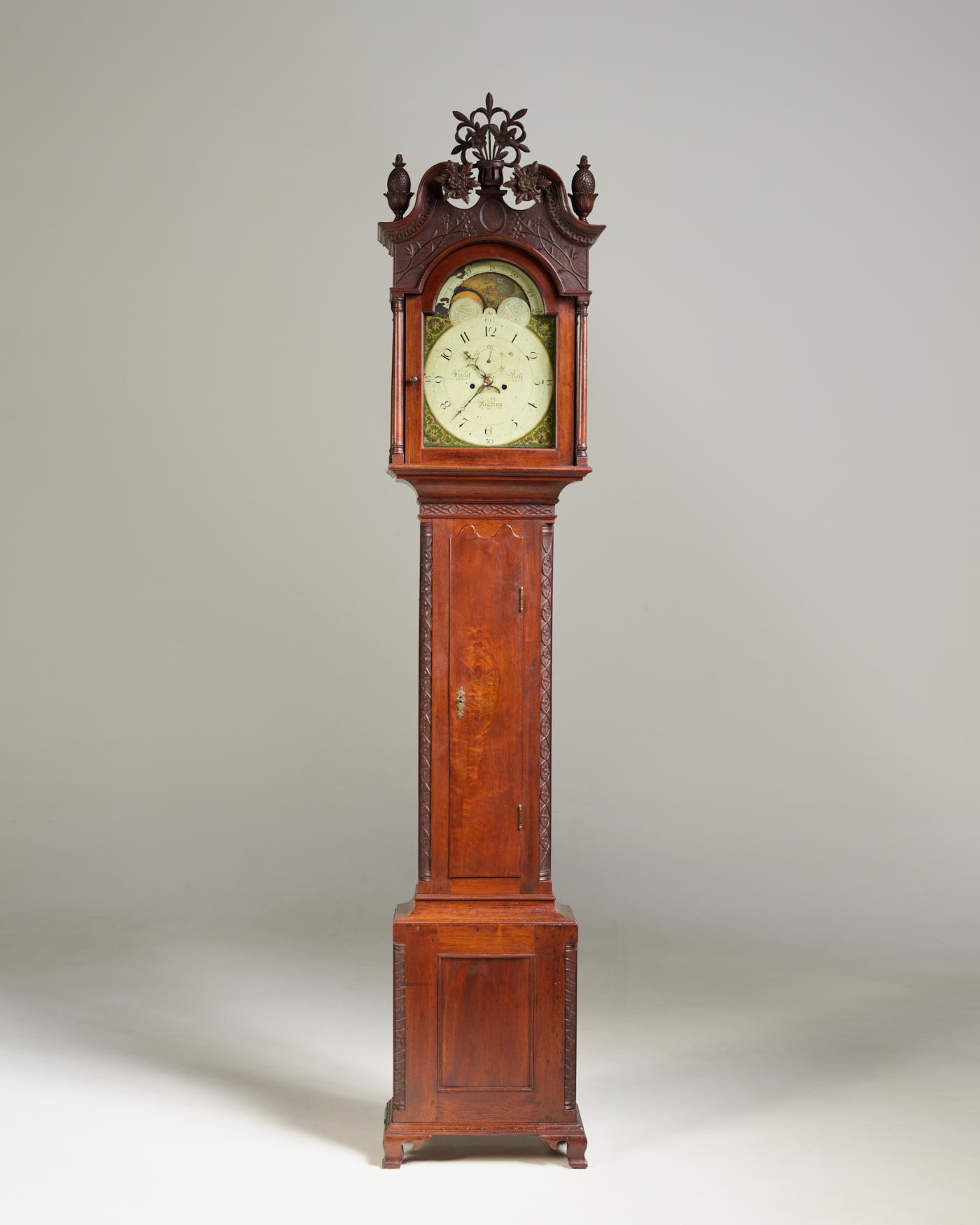 Daniel Rose - Tall Clock with Chippendale Carving