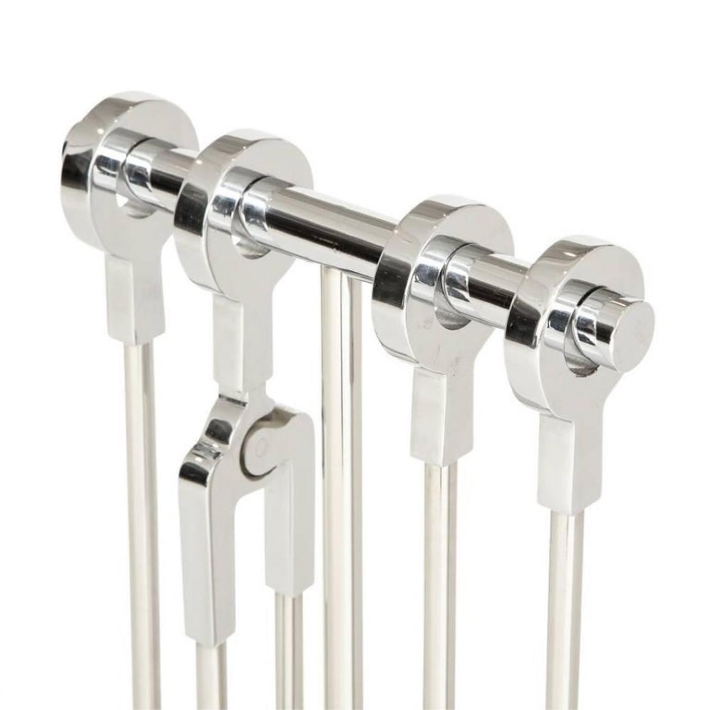 Danny Alessandro - Danny Alessandro Fireplace Tools, Nickel, Chrome ...