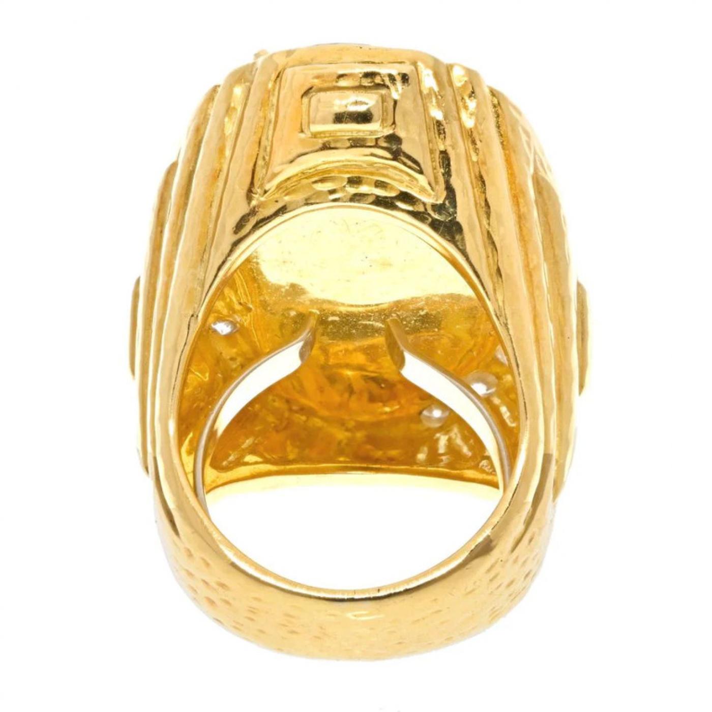 David Webb - DAVID WEBB PLATINUM & 18K YELLOW GOLD JADE DIAMOND ...