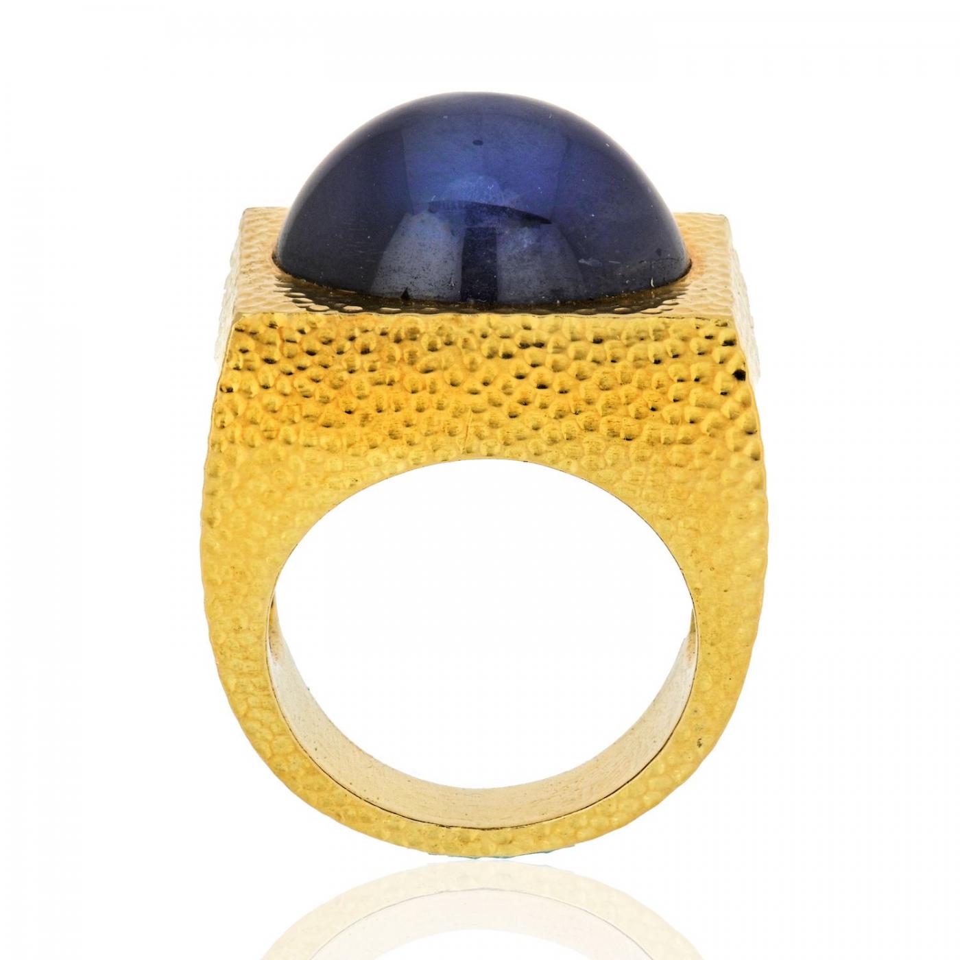 David Webb - David Webb 18K Gold Star Sapphires Ring
