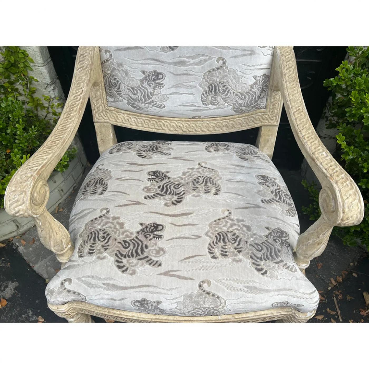 Dennis & Leen - Formations Carved Italian Arm Chair W Clarence House ...