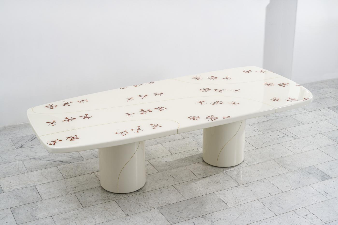 Djivan Schapira - Djivan Schapira, White Lotus Dining Table, USA, 2024