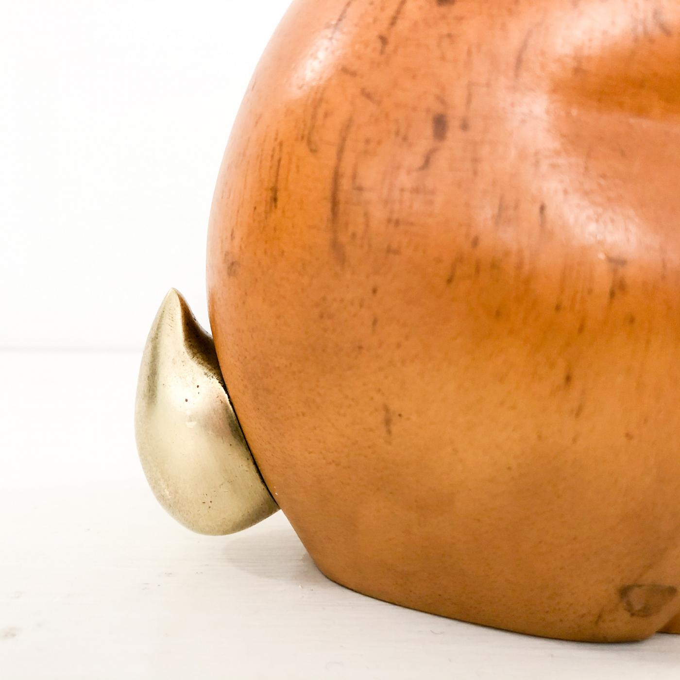 Dolbi Cashier - Brass and Maple Rabbit by Dolbi Cashier circa 1987