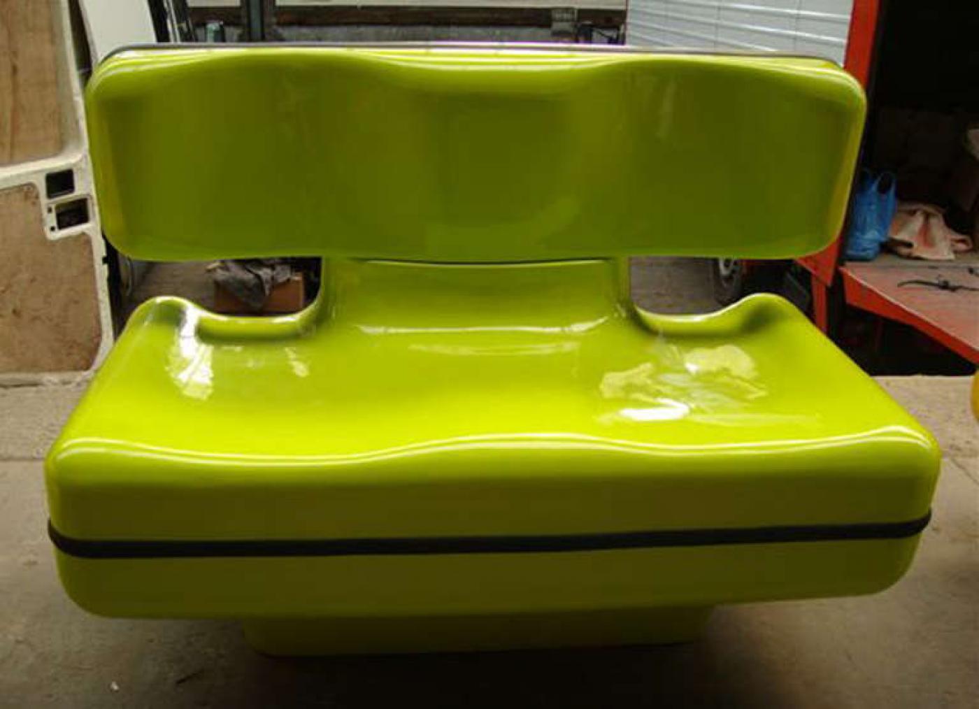 Dominique Prevot - 1970s continuous seats for two by Dominique Prevot ...