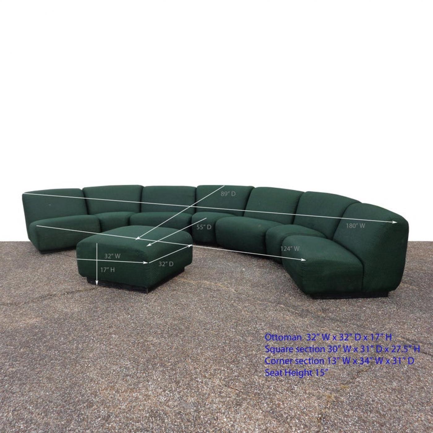 Don Chadwick - 8 Piece Modern Modular Chadwick Style Sectional Sofa