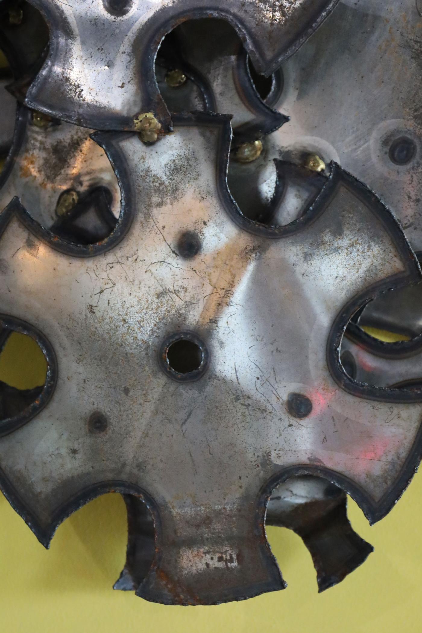 Don Freedman - Don Freedman Large Brutalist Metal Wall Sculpture
