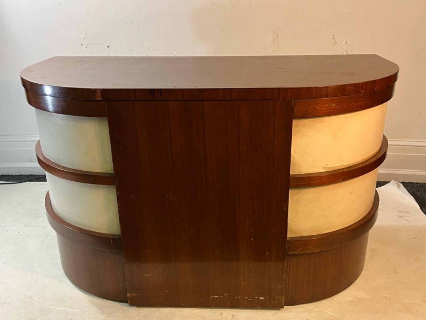 Donald Deskey - ICONIC ART DECO DESK DESIGNED BY DONALD DESKEY FOR ...