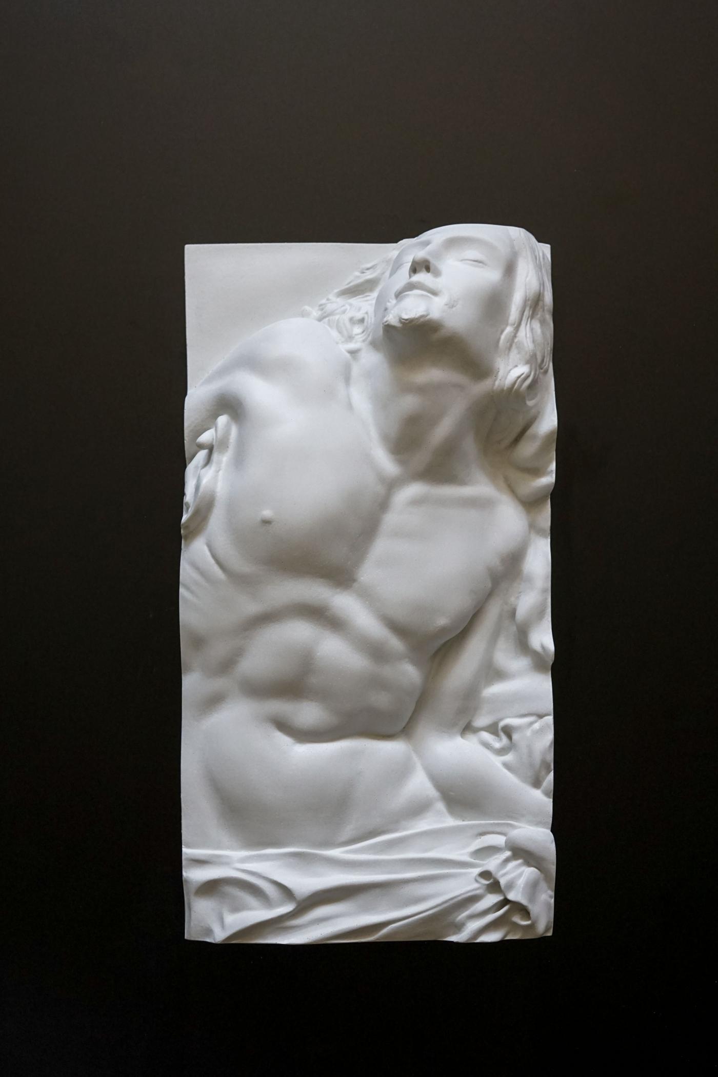 EDUARD LOCOTA - Frieze, Pieta, Contemporary Art Decorative Sculpture by ...