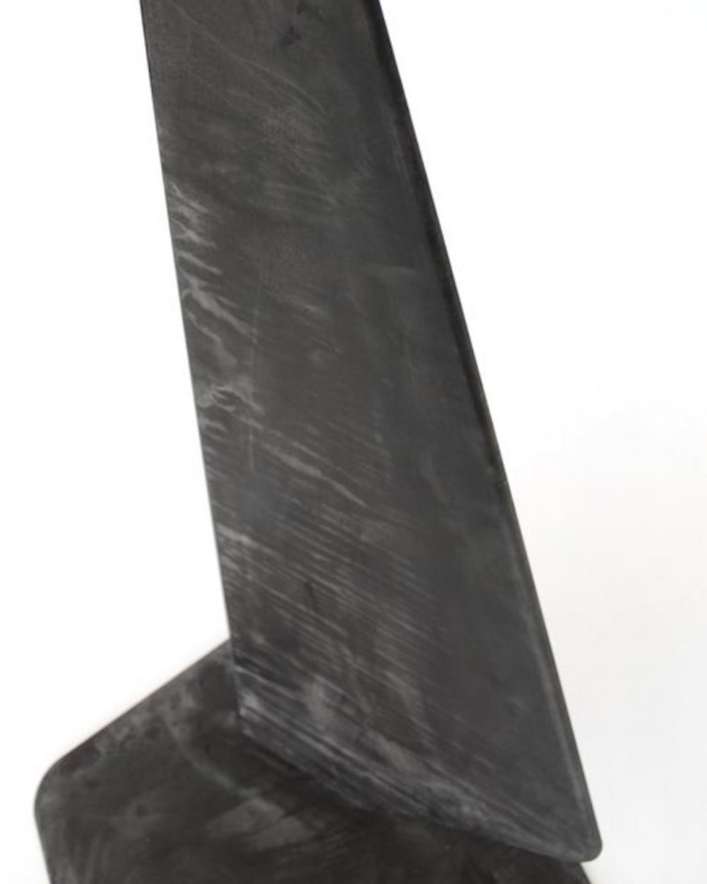 ELLIOT BERGMAN - ELLIOT BERGMAN PATINATED ALUMINUM POLYGON SCULPTURE