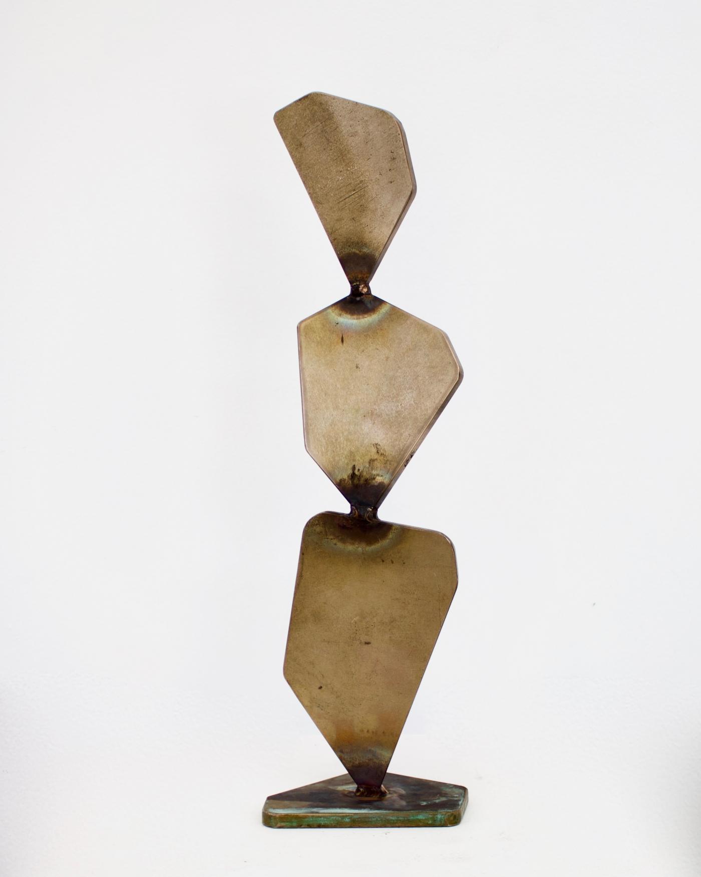 ELLIOT BERGMAN - Elliot Bergman Bronze Welded Polygon Table Top or Desk ...