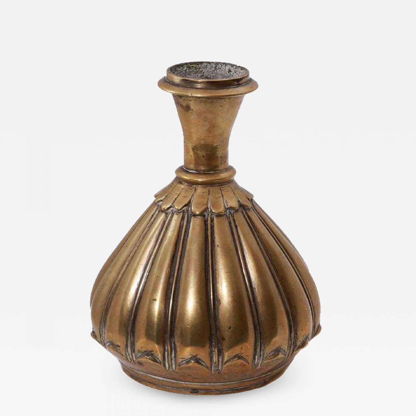 EXCEPTIONAL OTTOMAN 18TH CEN. HOOKAH BASE