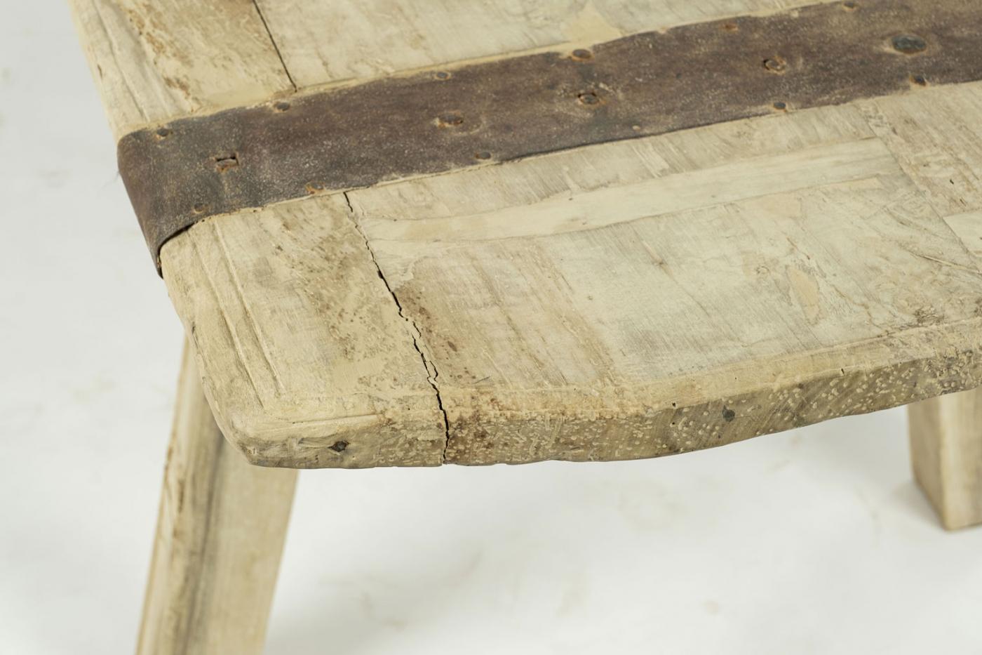 Early Bleached Chestnut Dining Table