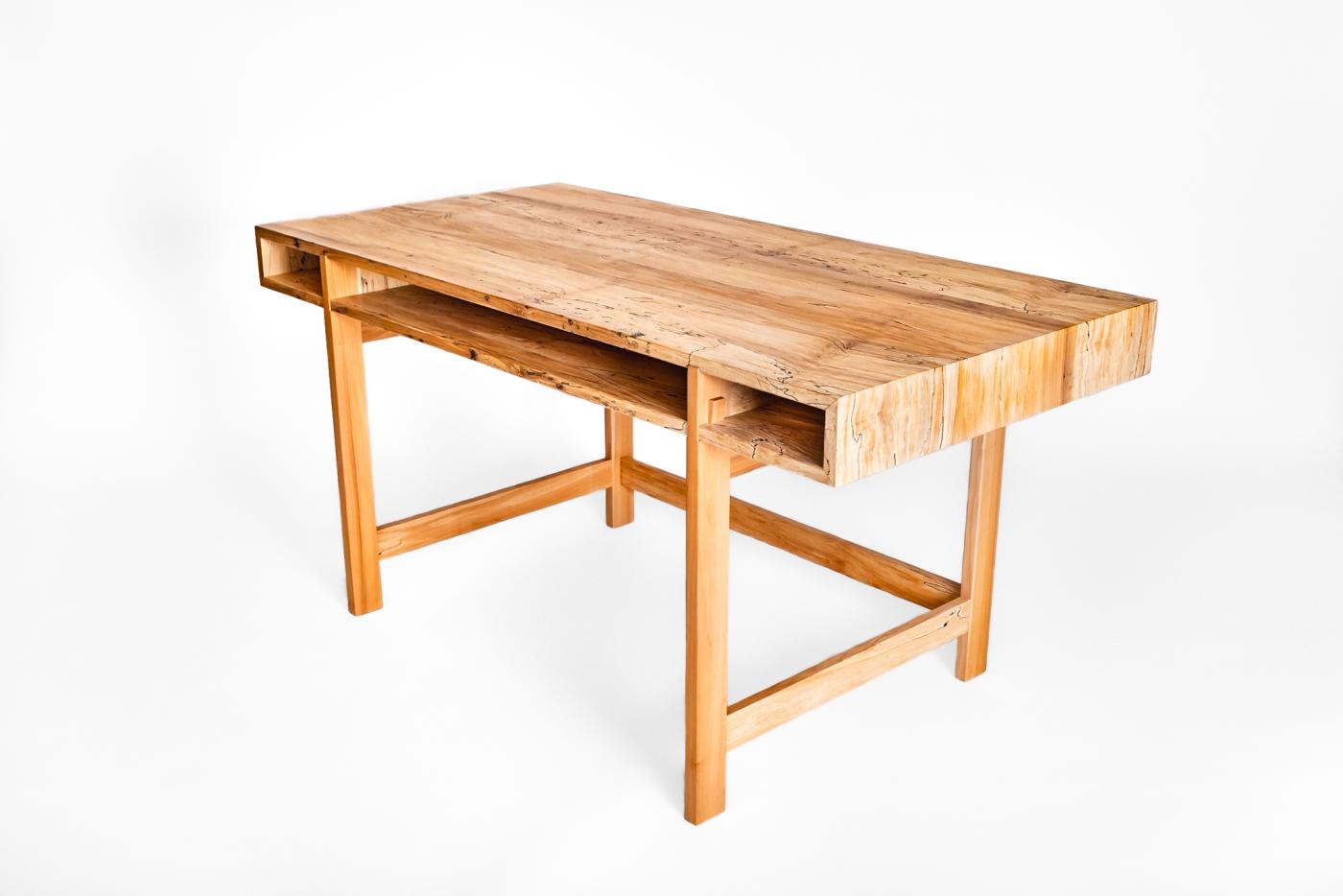 Eben Blaney - Modern Spalted Maple Desk