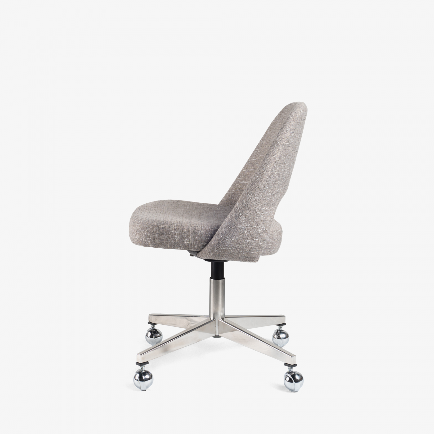 Eero Saarinen - Saarinen Executive Armless Chair by Knoll in Gray Weave ...