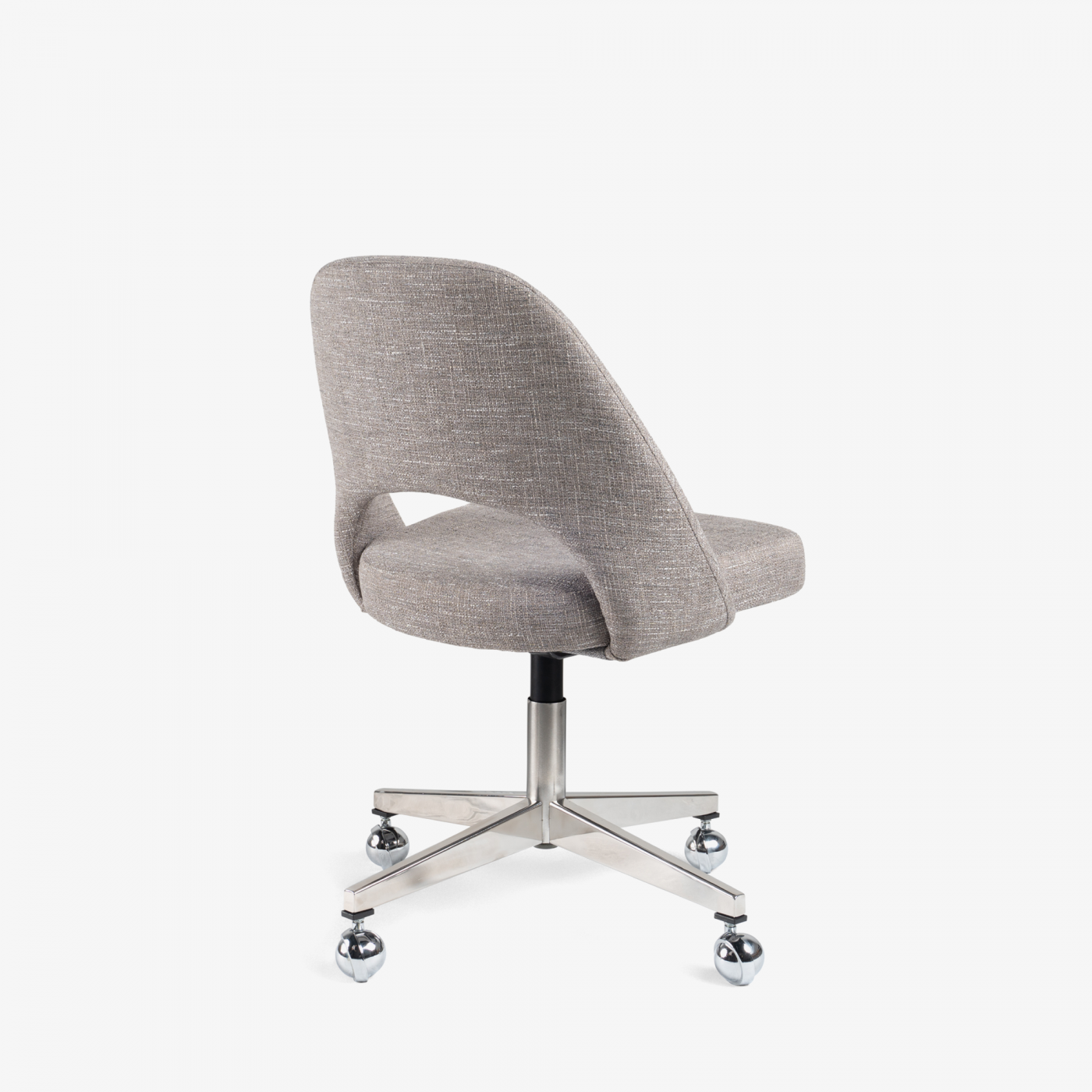 Eero Saarinen - Saarinen Executive Armless Chair by Knoll in Gray Weave ...