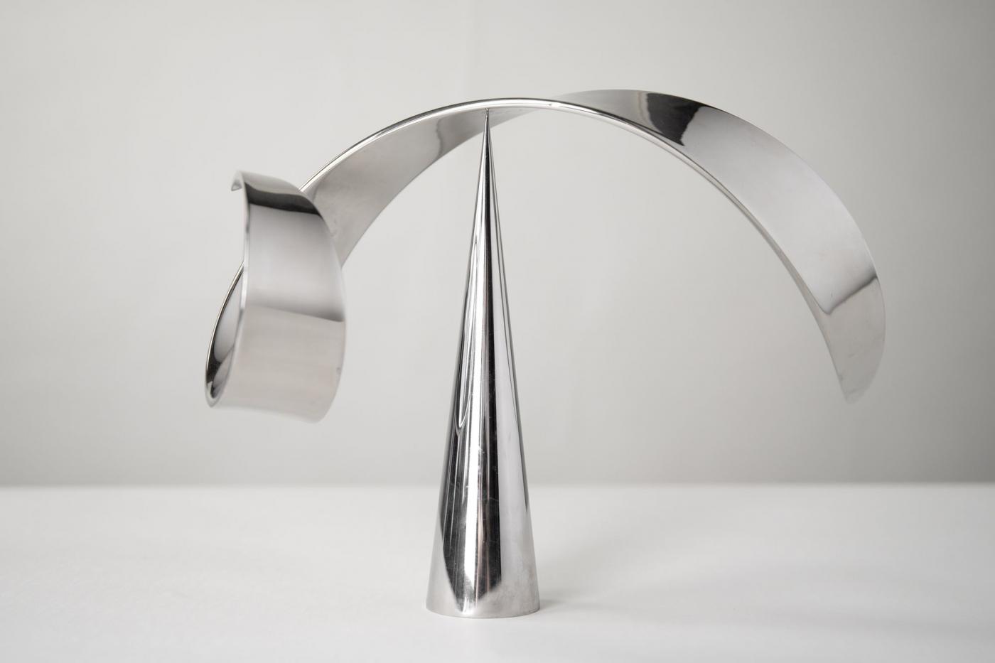 Elijah David Herschler Chrome Kinetic Table Top Mid Century Modern ...