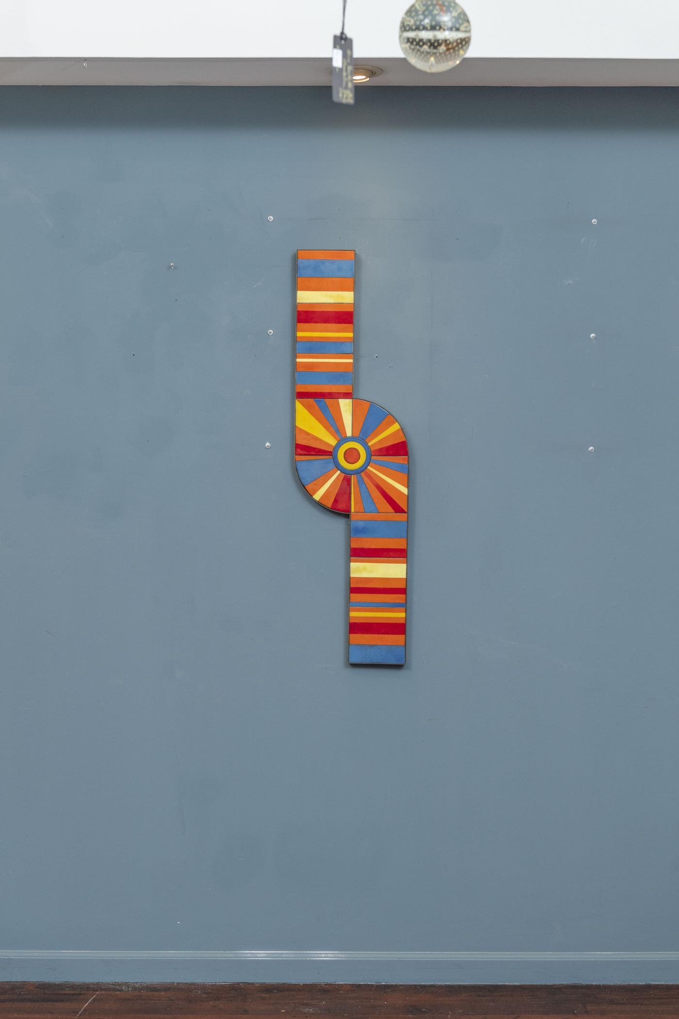 Ellamarie Packard Woolley - Ellamarie Woolley Enamel Wall Sculpture #496