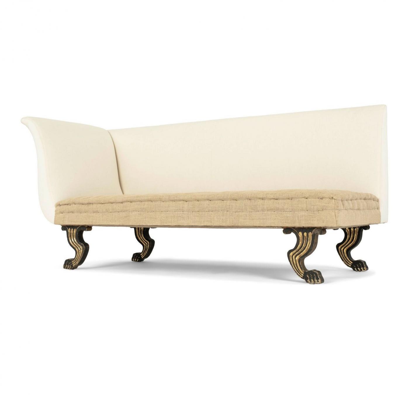 Empire Style Curved-Arm Daybed