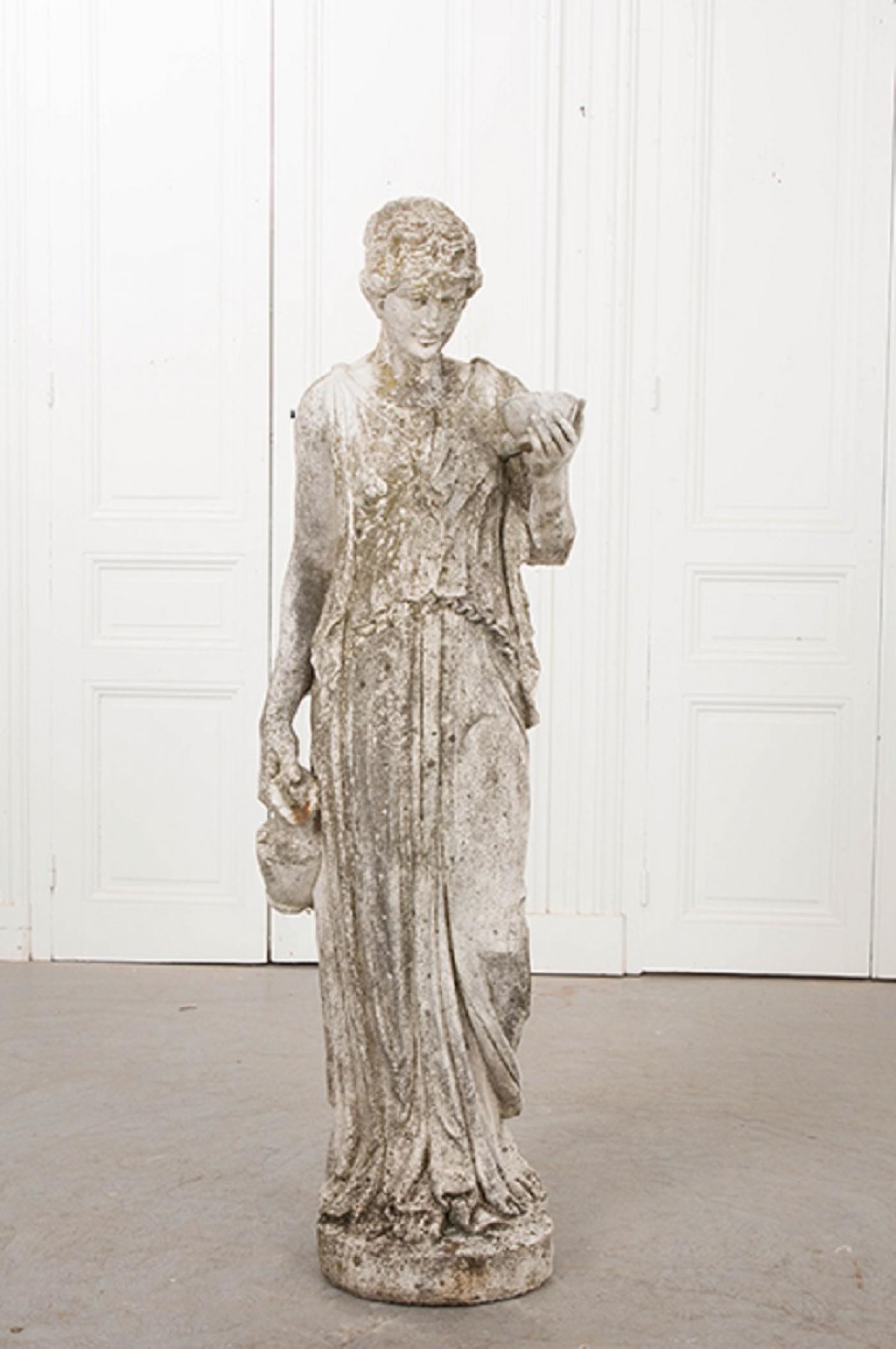 English 19th Century Classical Statue of Hebe