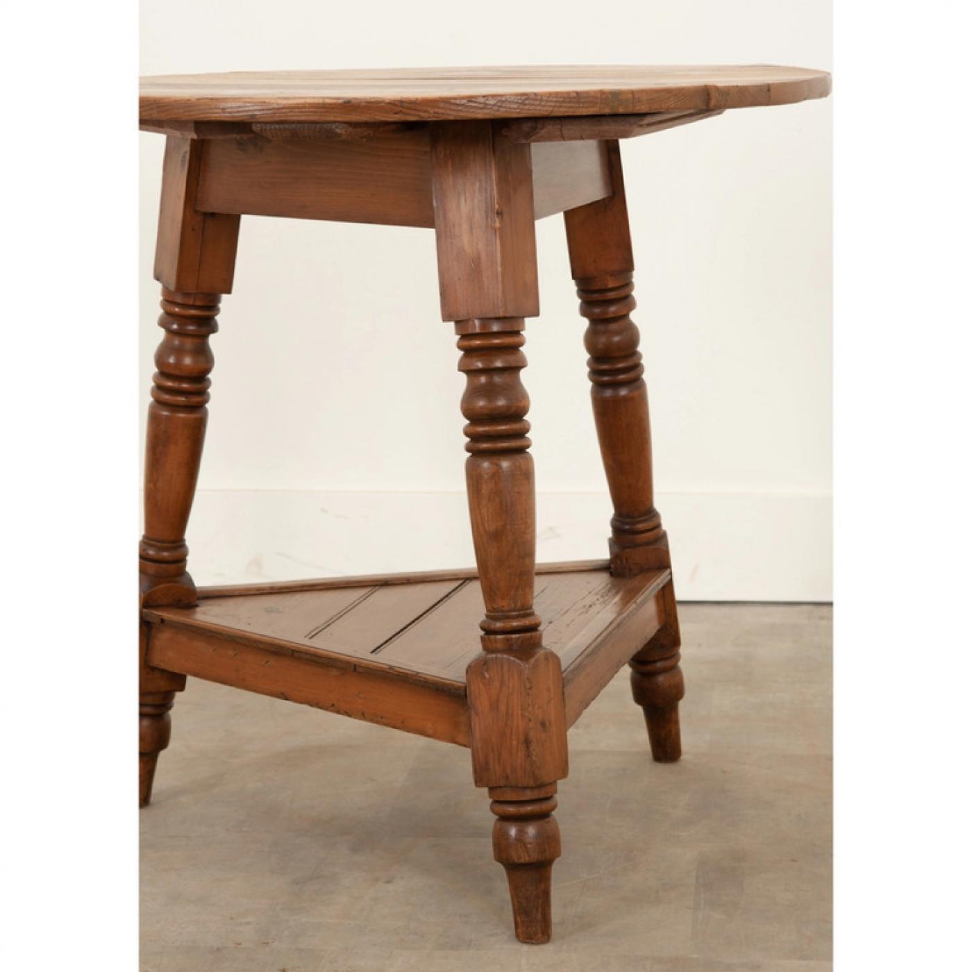English 19th Century Pine Cricket Table
