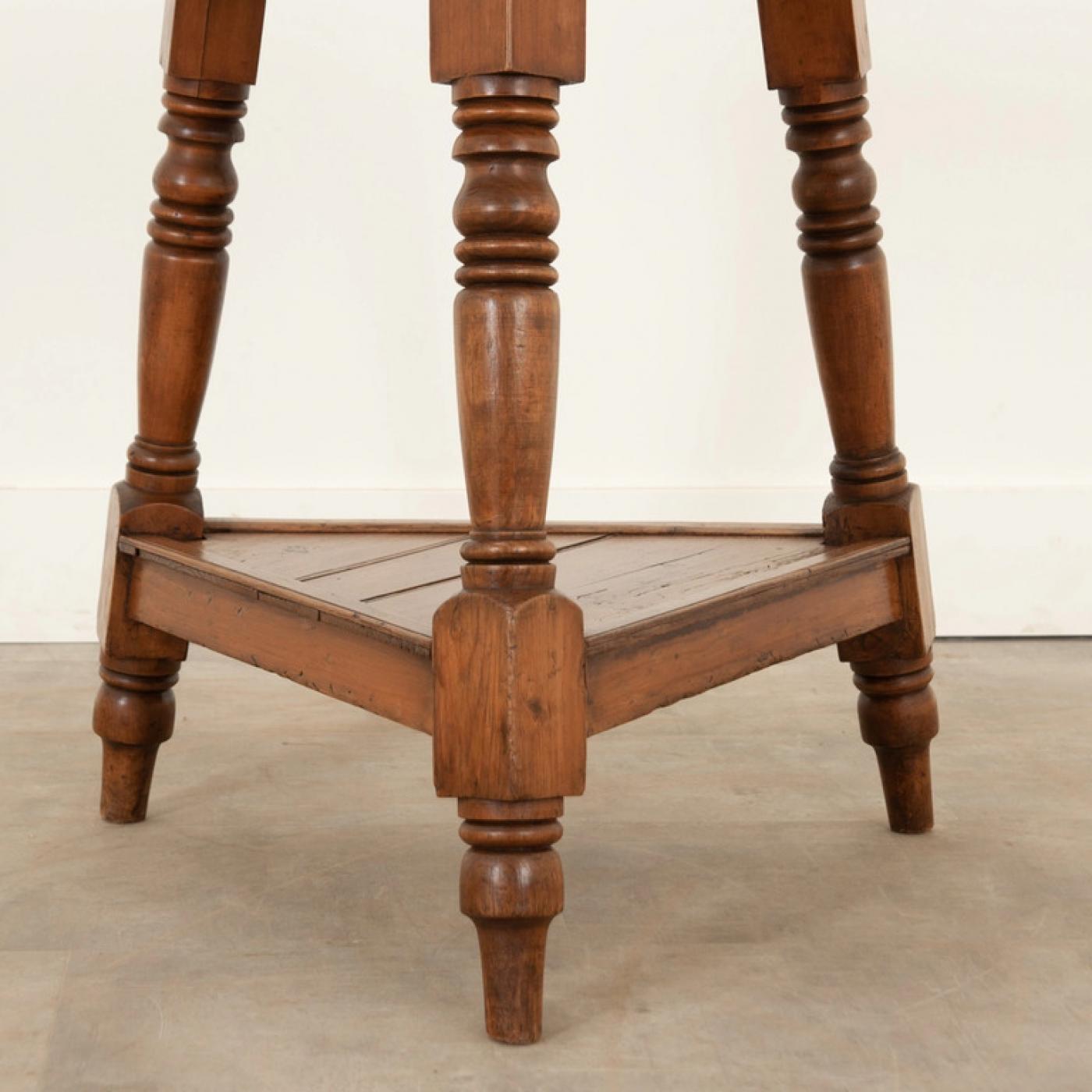 English 19th Century Pine Cricket Table