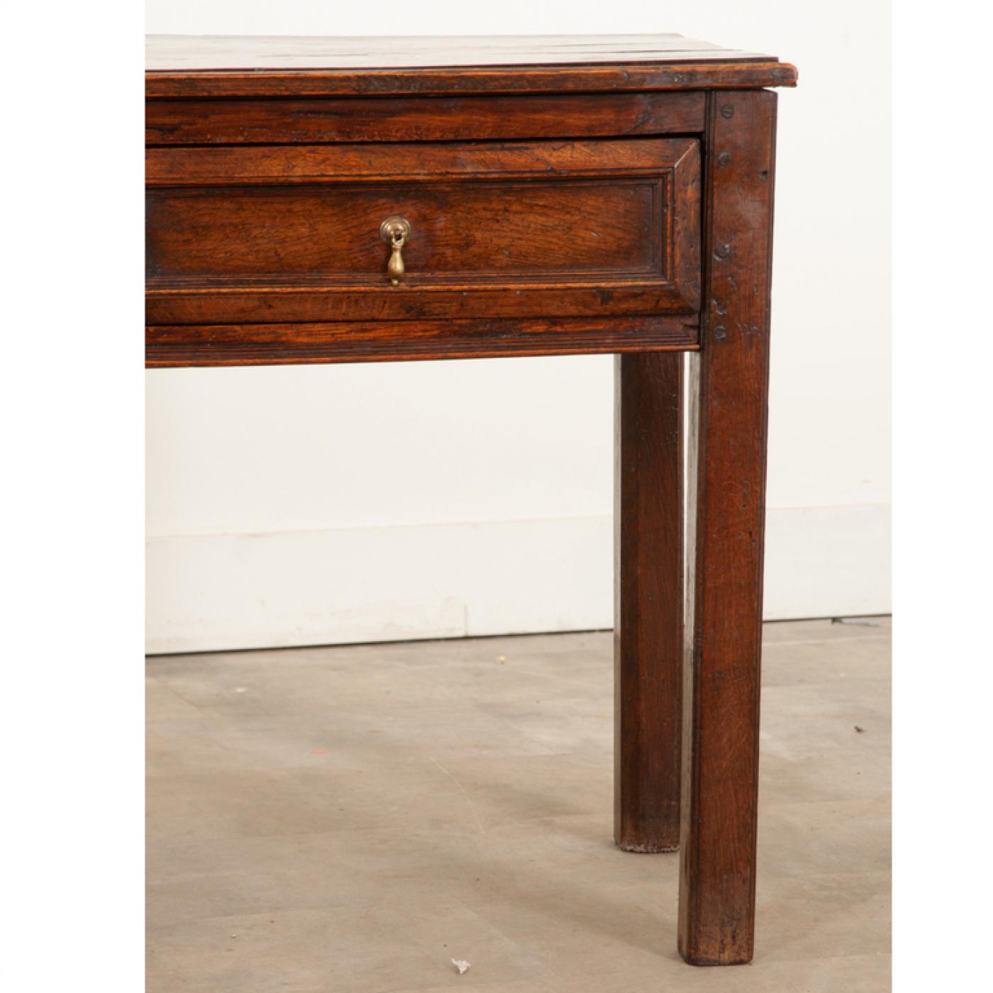English 19th Century Solid Oak Server