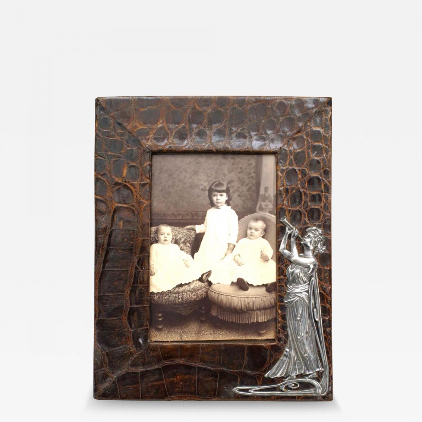 English Brown Crocodile Picture Frame 6