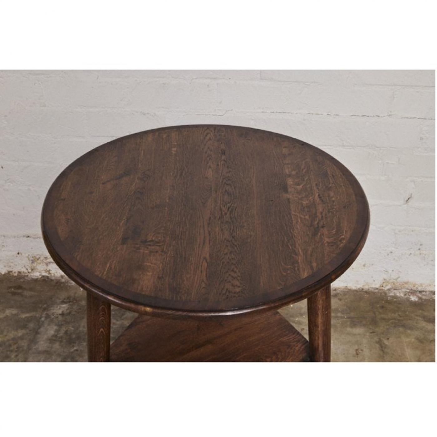 English Oak Cricket Table