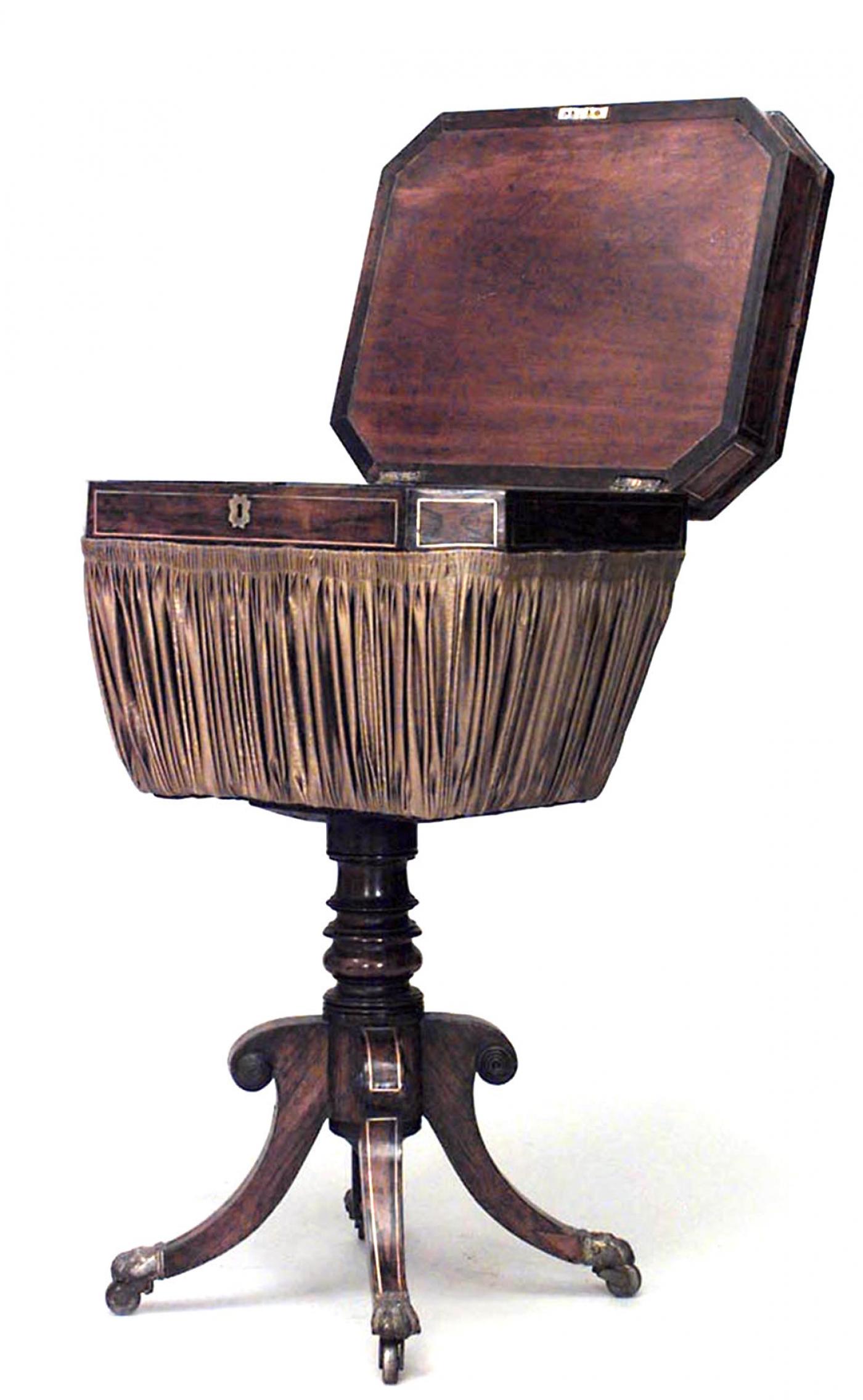 English Regency Mahogany Chess/Checkers Game Table