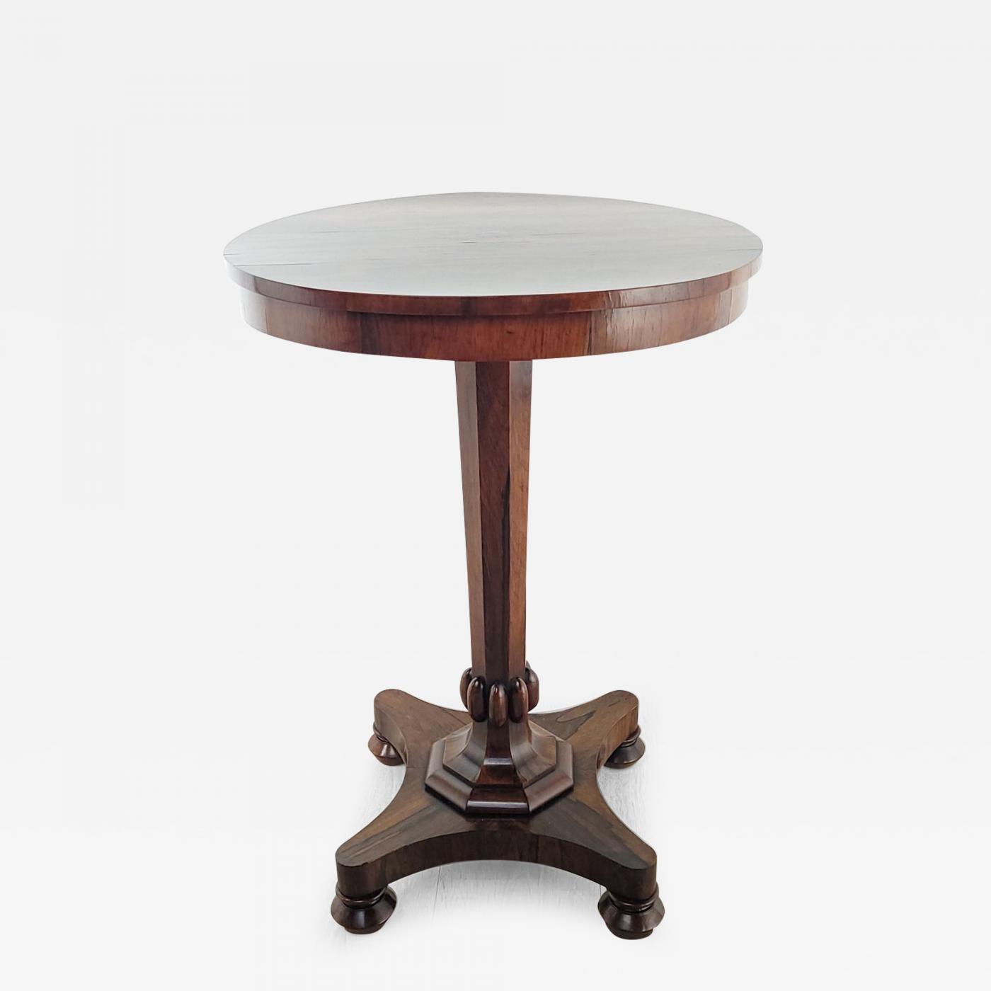 English Regency Rosewood Pedestal Table, circa 1820