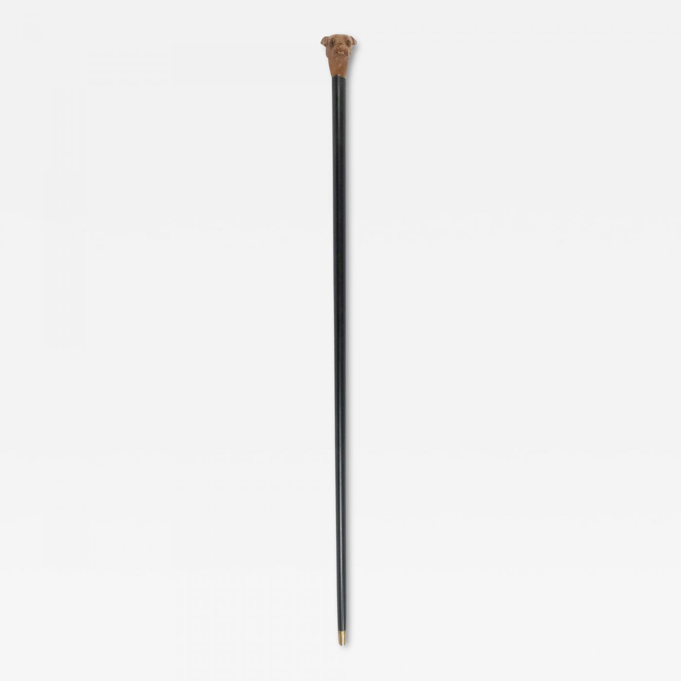 English Victorian Bull Dog Cane