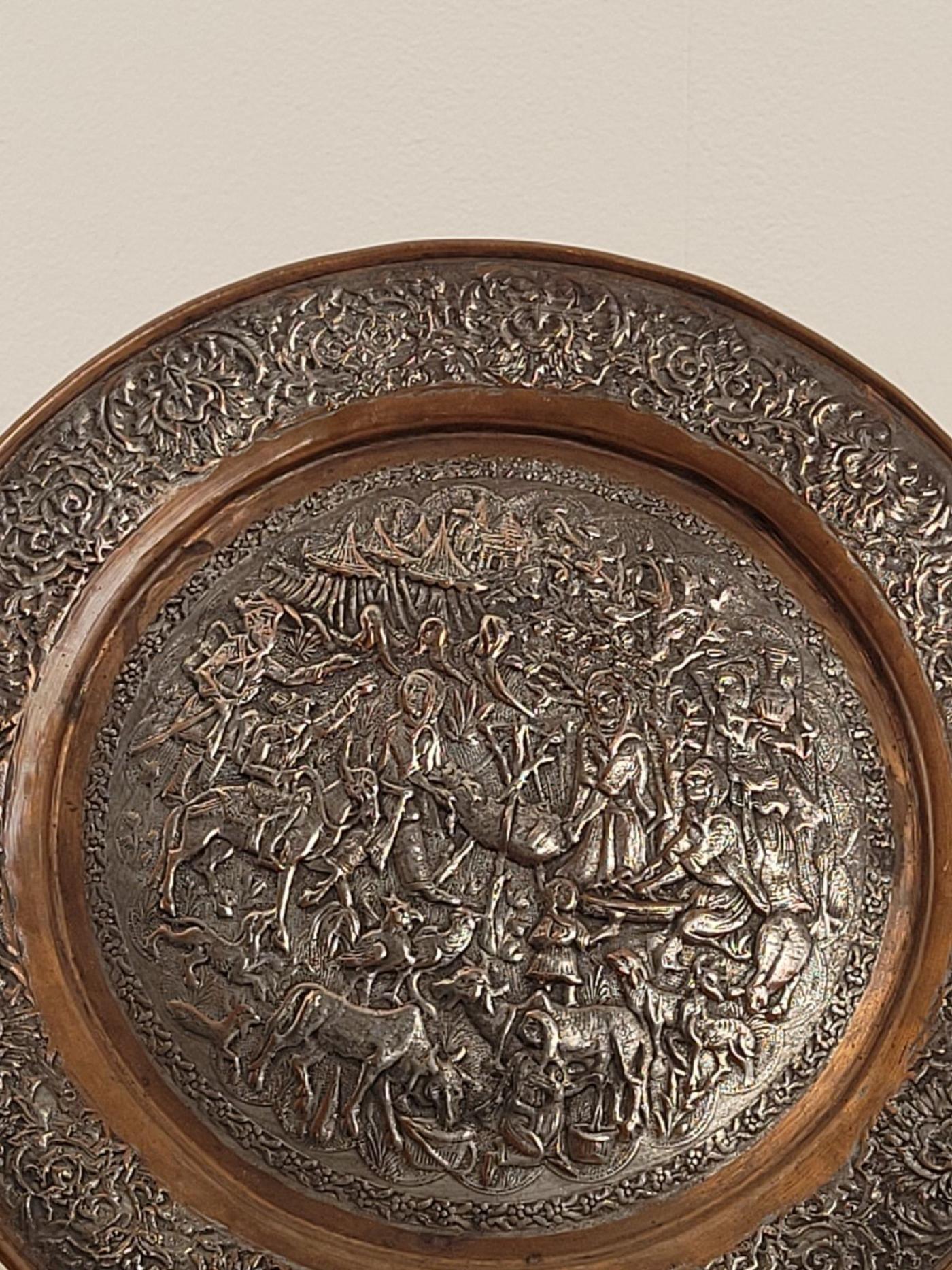 English Victorian Silver Plated Electrotype Platter, circa 1880
