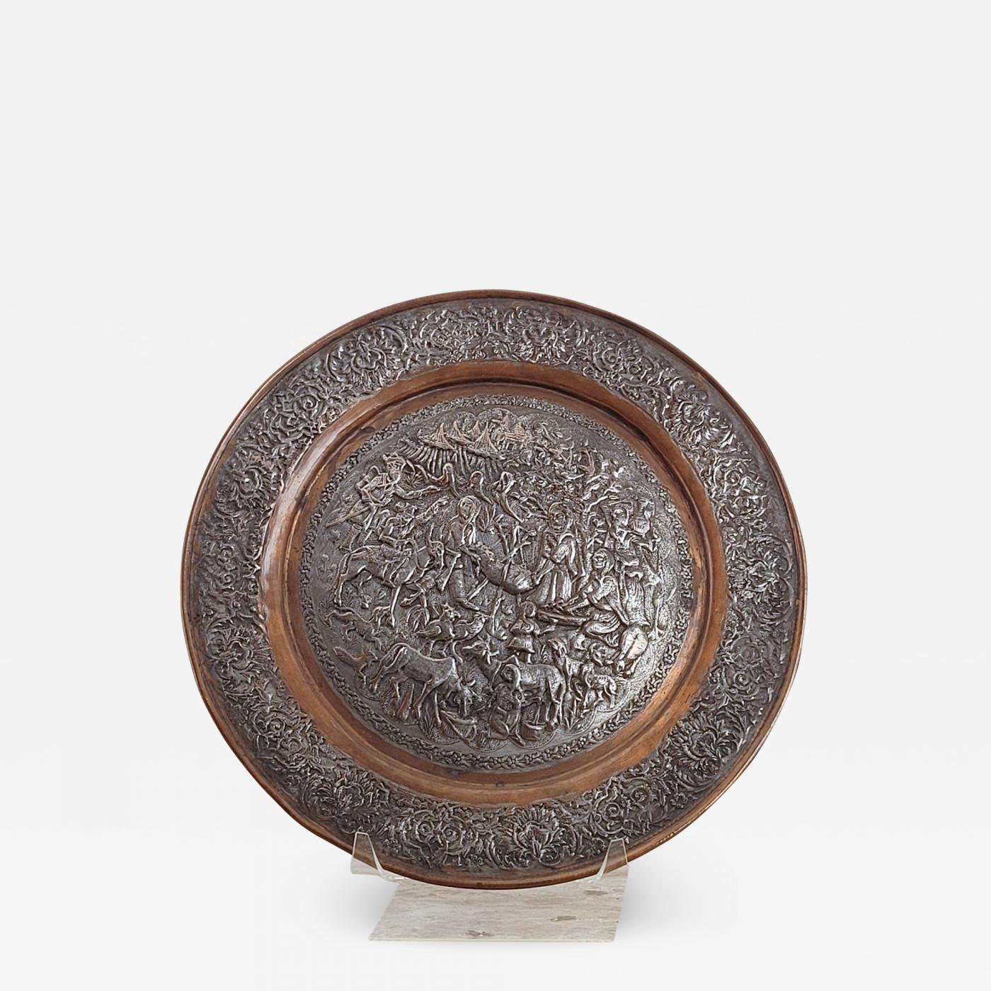 English Victorian Silver Plated Electrotype Platter, circa 1880