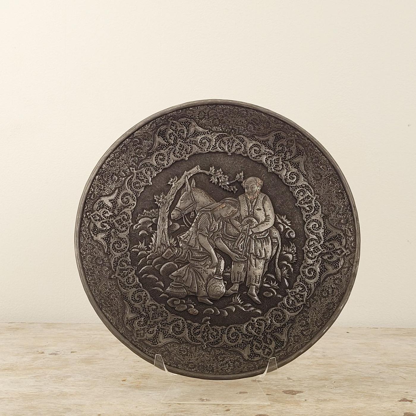 English Victorian Silver Plated Electrotype Platter, circa 1880