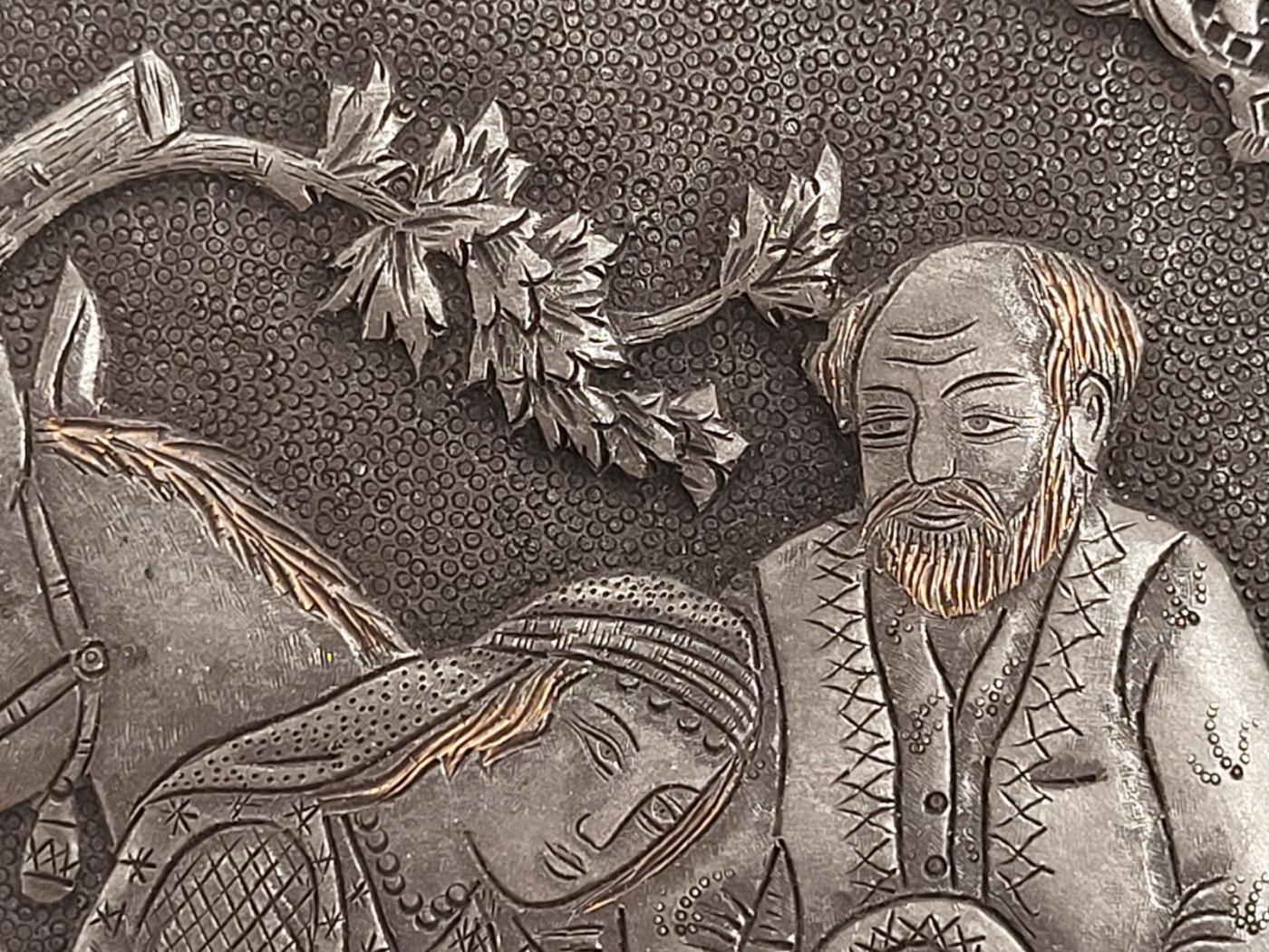 English Victorian Silver Plated Electrotype Platter, circa 1880