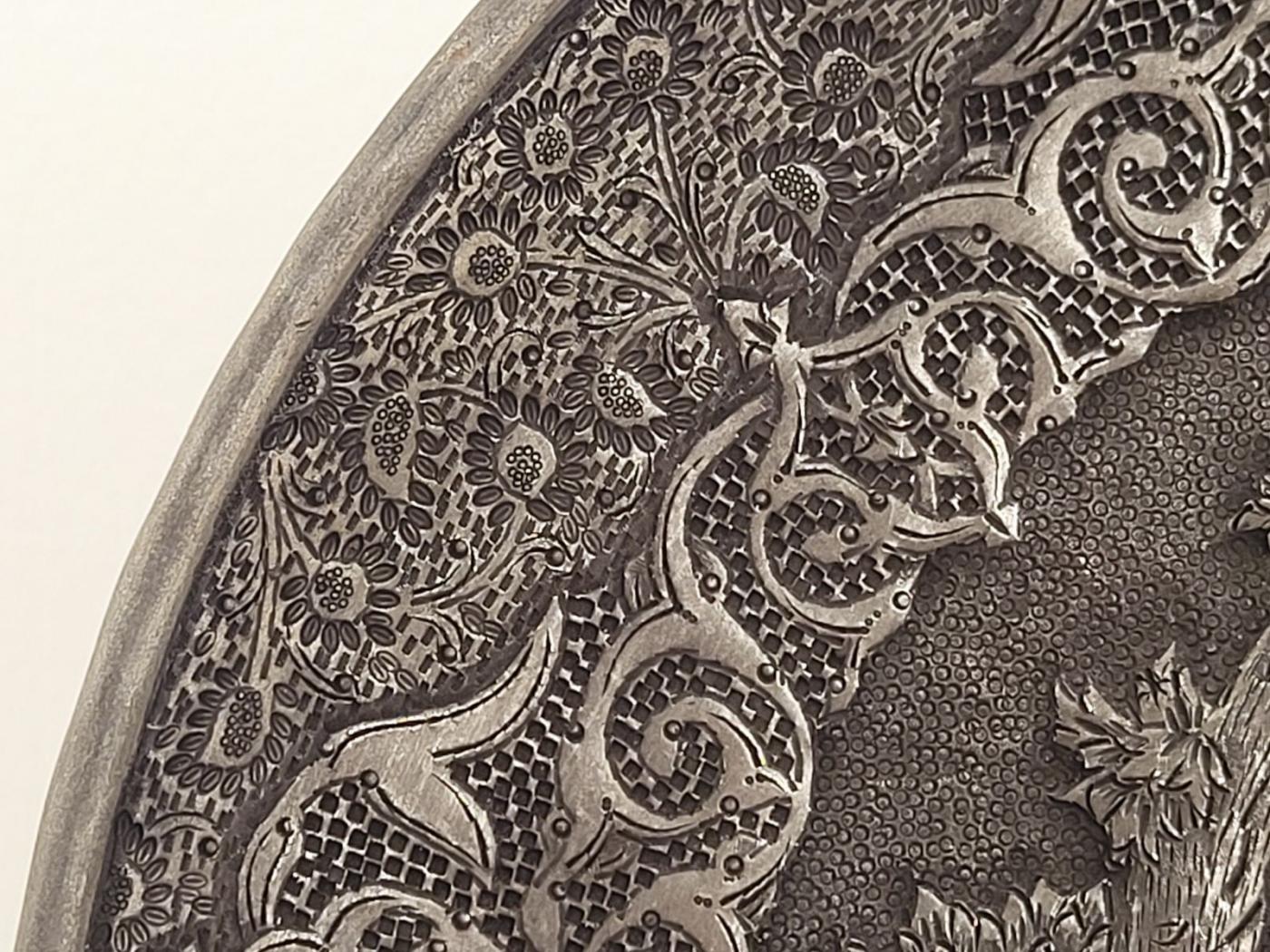 English Victorian Silver Plated Electrotype Platter, circa 1880