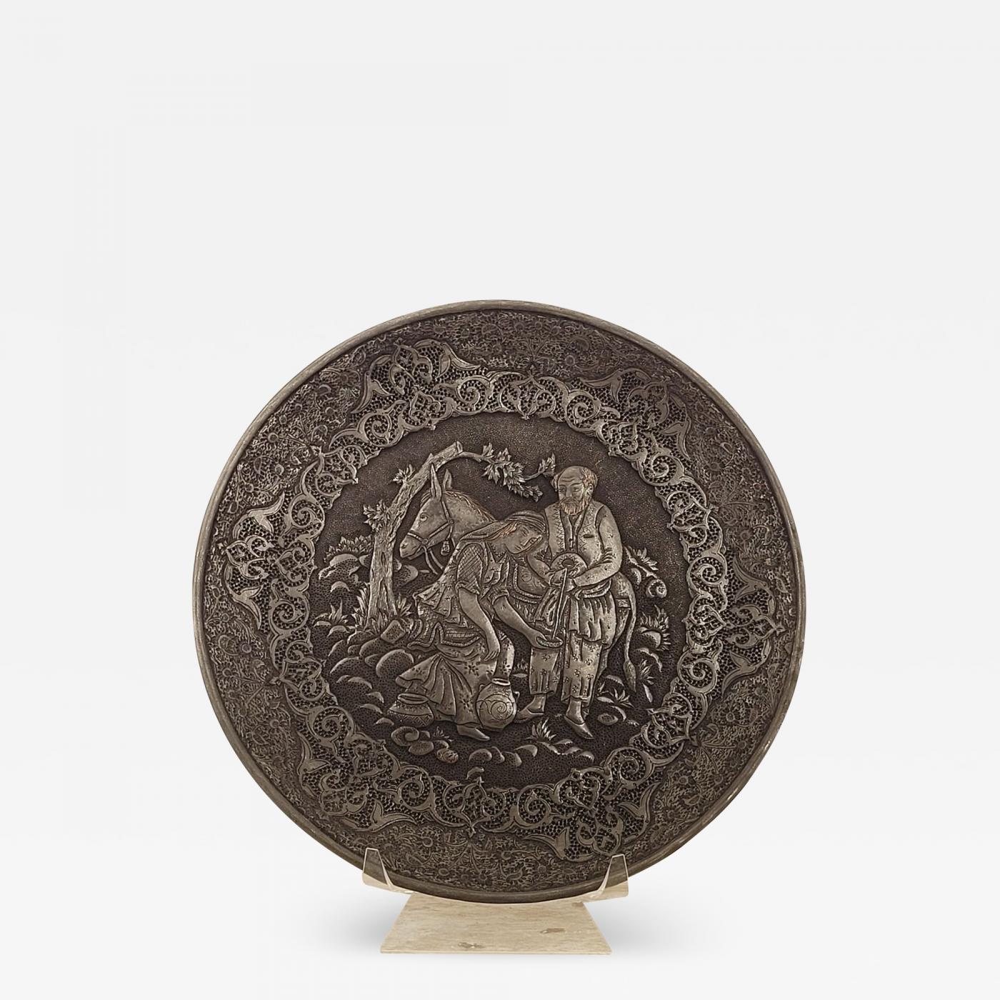 English Victorian Silver Plated Electrotype Platter, circa 1880