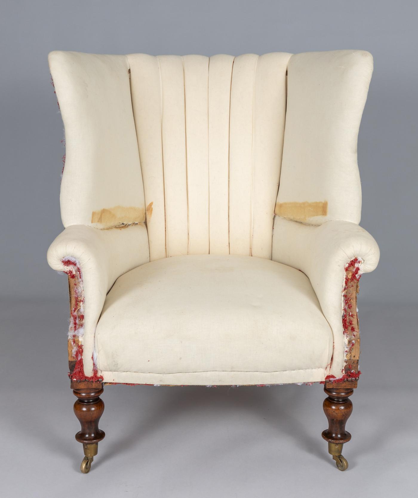 English William IV Wing Chair