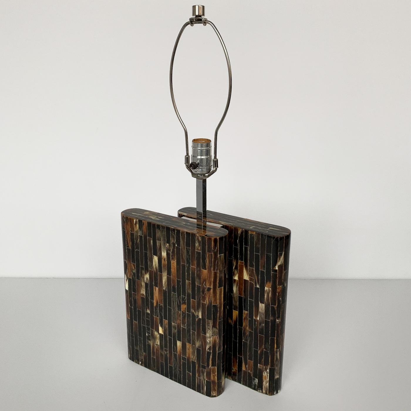 Enrique Garcel - Enrique Garcel Tessellated Horn Table Lamp