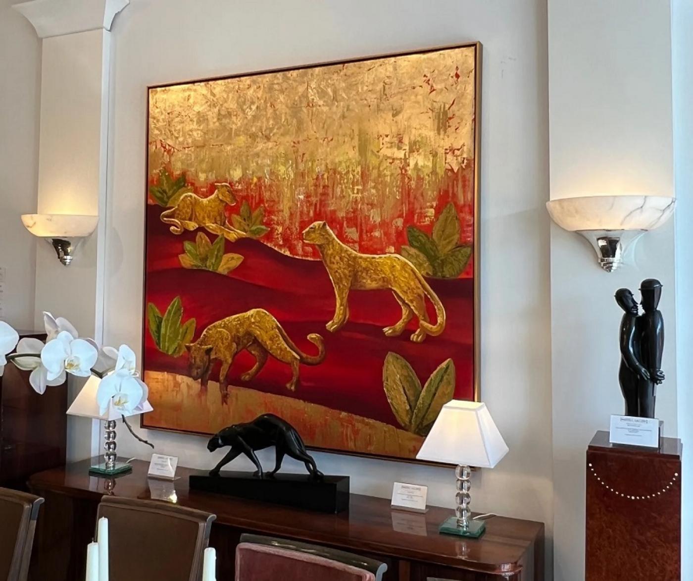 Eric Alfaro - ART DECO LEOPARDS, 2022