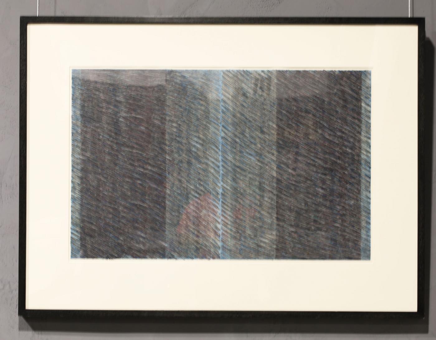 Eric Terry - Eric Terry, "Blue Flow", Graphite on Paper, 1975