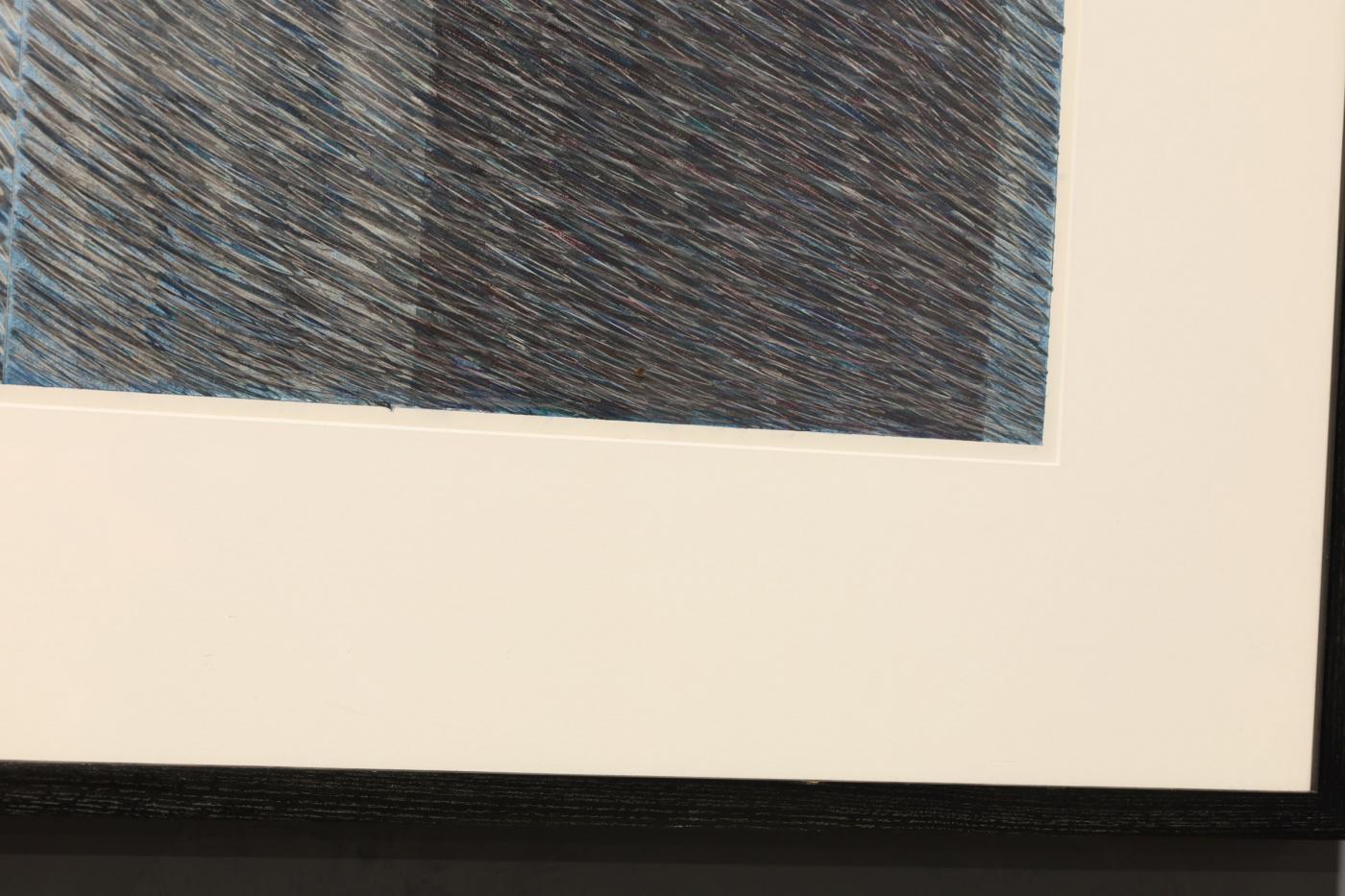 Eric Terry - Eric Terry, "Blue Flow", Graphite on Paper, 1975