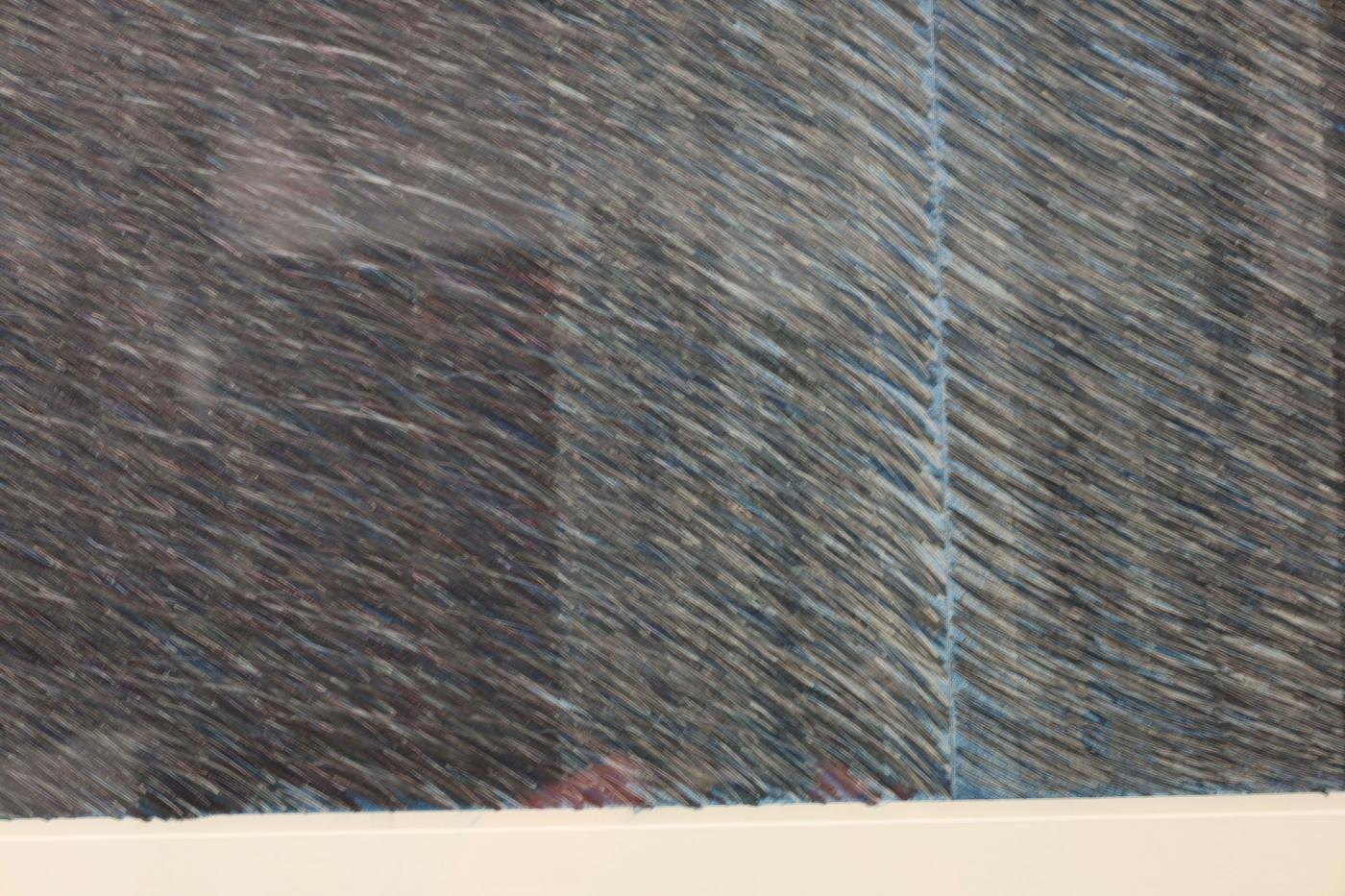 Eric Terry - Eric Terry, "Blue Flow", Graphite on Paper, 1975