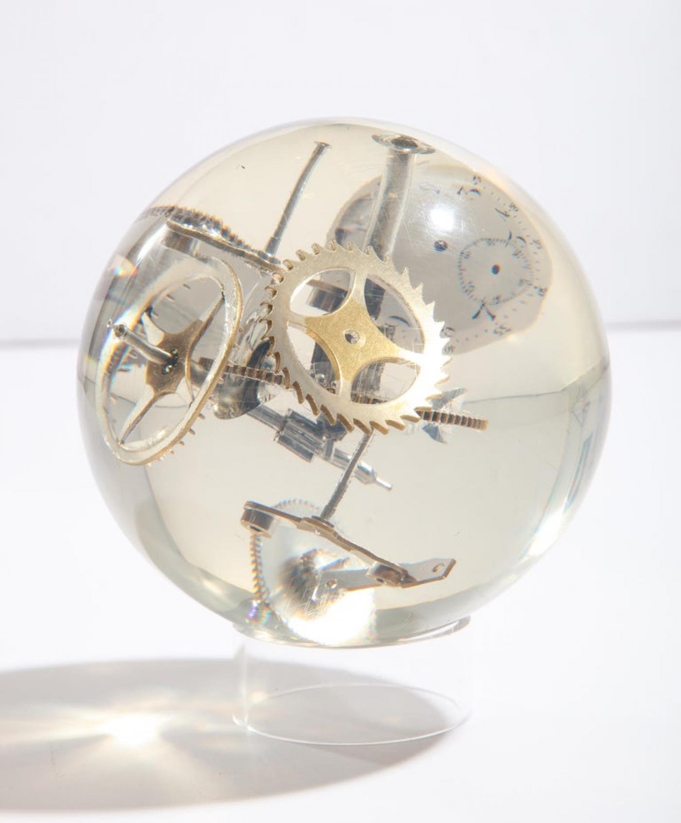Exploded Watch Parts Sphere, Resin, Acrylic, Lucite