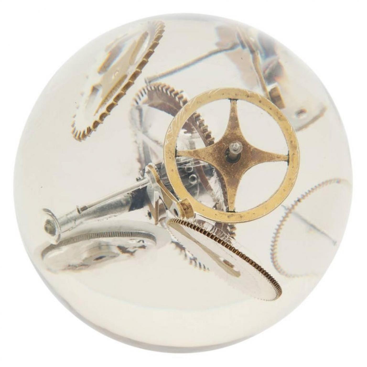 Exploded Watch Parts Sphere, Resin, Acrylic, Lucite