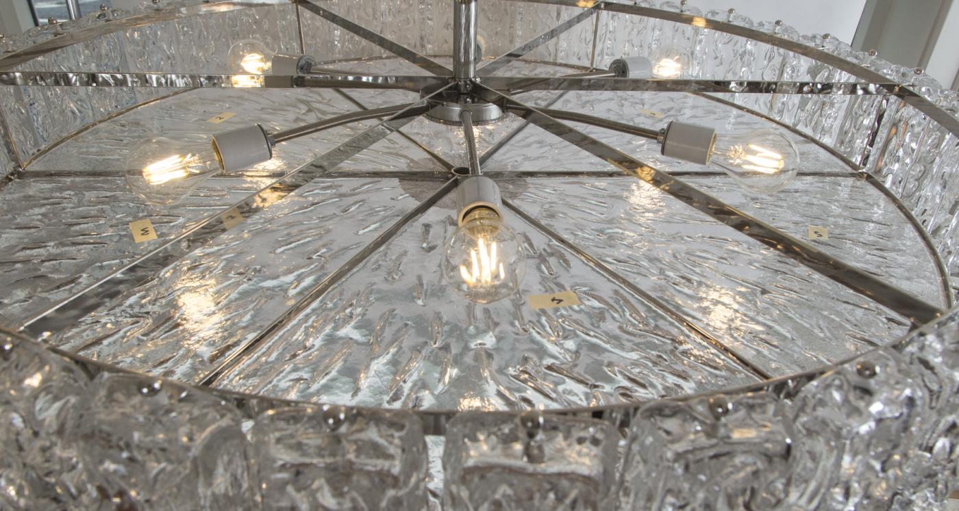 Extra Large Custom Ice Block Ceiling Fixture-only 5 available