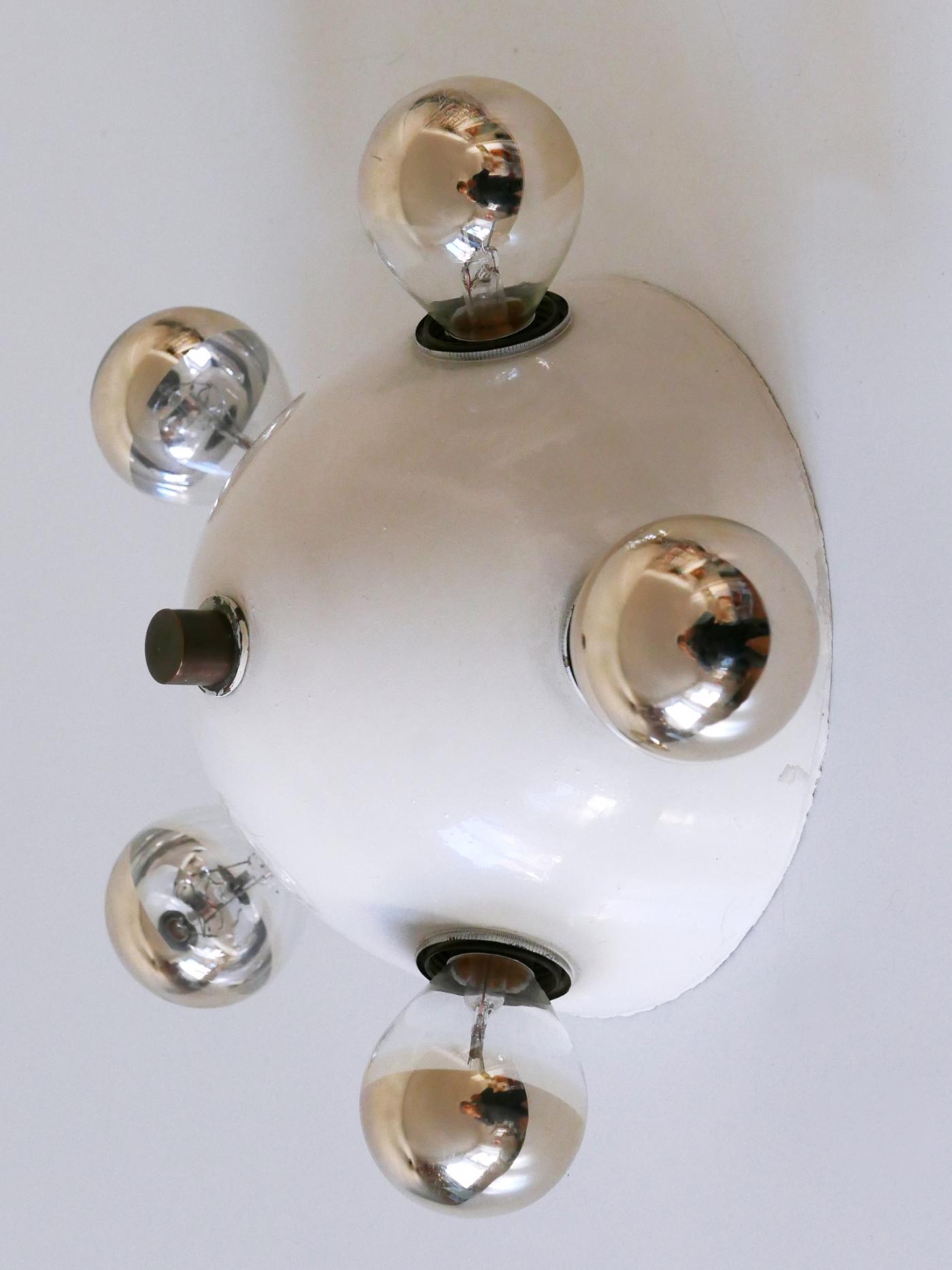 Extremely Rare Mid-Century Modern Flush Mount or Wall Fixture Germany 1960s