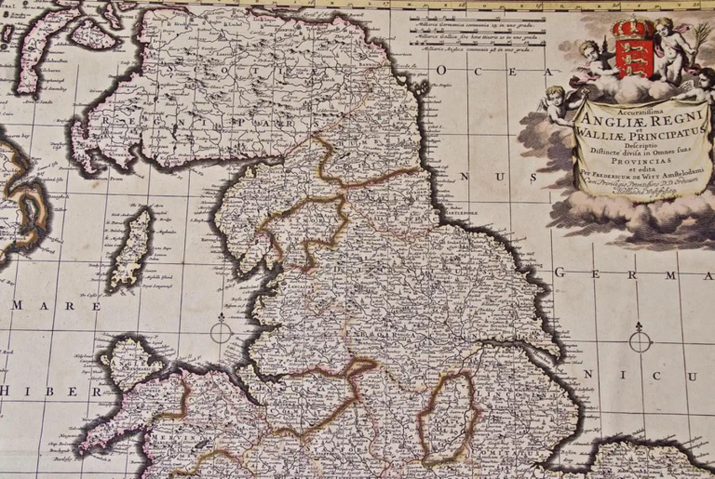 FREDERICK DE WIT - England and the British Isles: A Large 17th Century ...