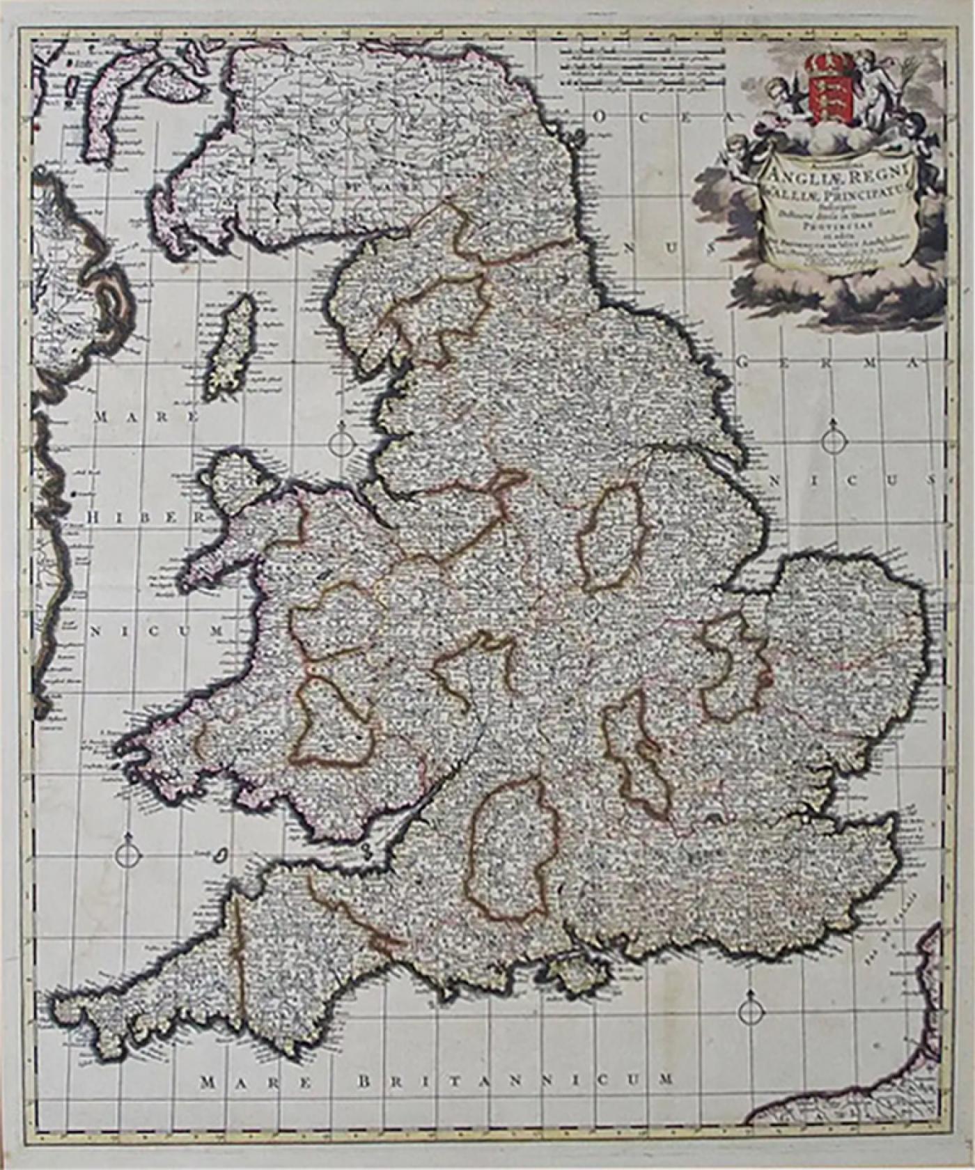 FREDERICK DE WIT - England and the British Isles: A Large 17th Century ...