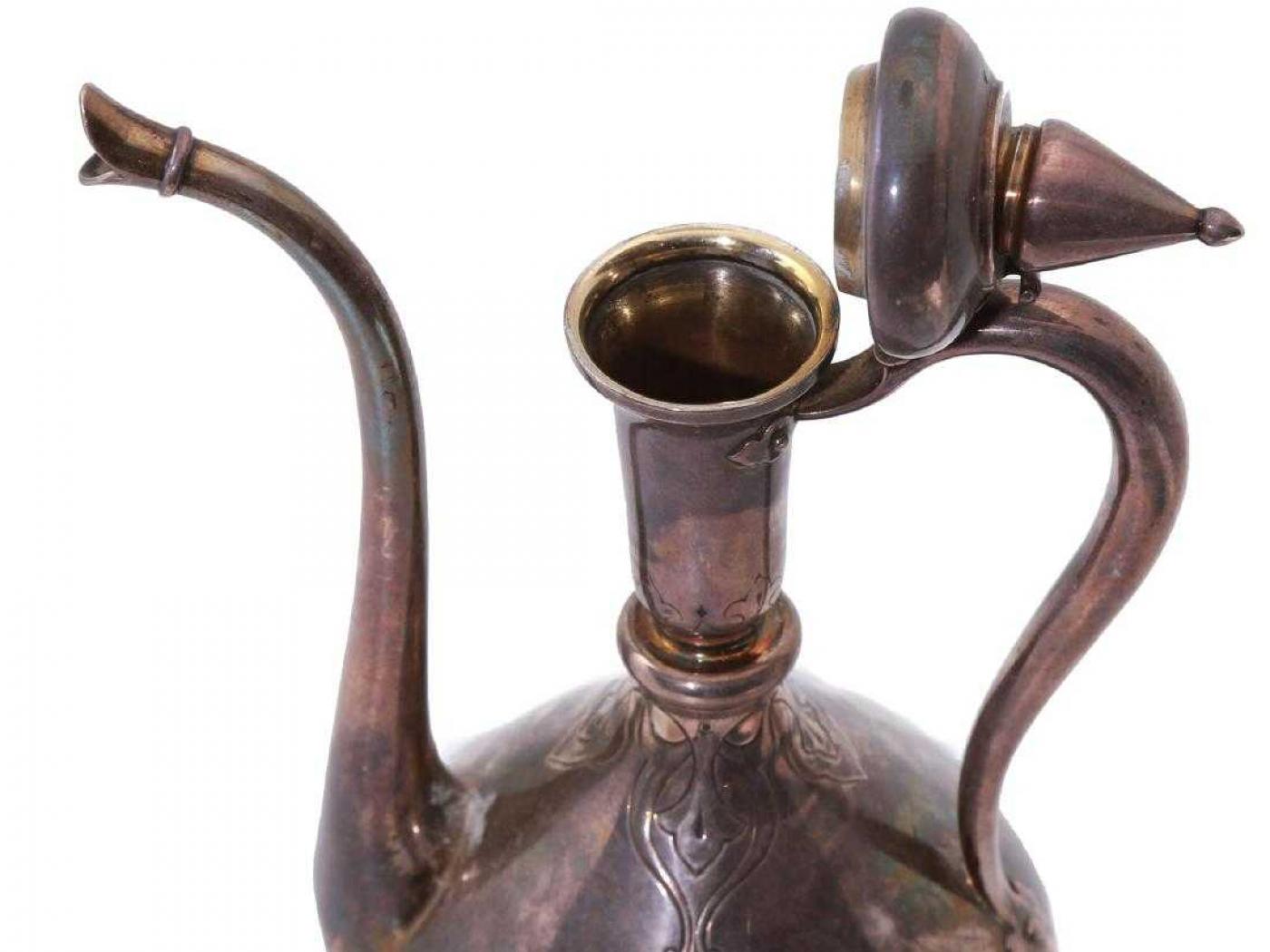 Lucien Falize - FRENCH SILVER EWER IN ORIENTAL STYLE BY FALIZE